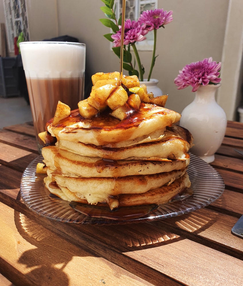 Vegan Buttermilk Pancakes - Cacao Shamaness